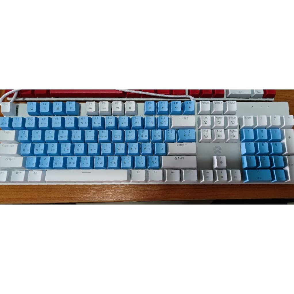 คีย์บอร์ดเกมมิ่ง Mechanical OKER K458 MIXED BACKLIT BLUESWITCH รับ ...