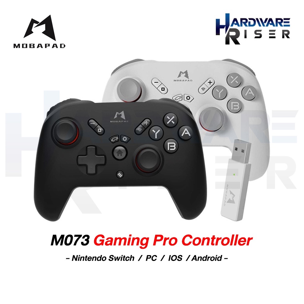MOBAPAD M073 - Bluetooth Wireless Gaming Pro Controller with Receiver for Nintendo Switch / PC ...