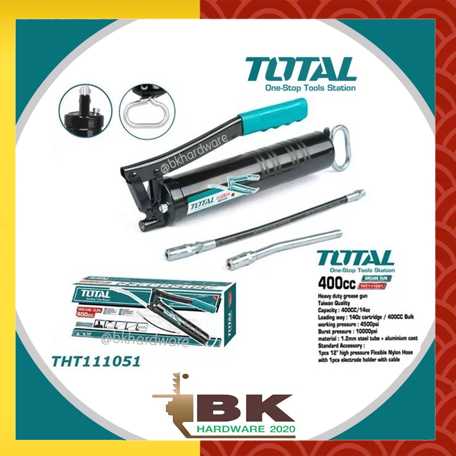 Total กระบอกอัดจารบี และ สายอ่อน ขนาด 400 cc รุ่น THT111051 (Grease Gun ...