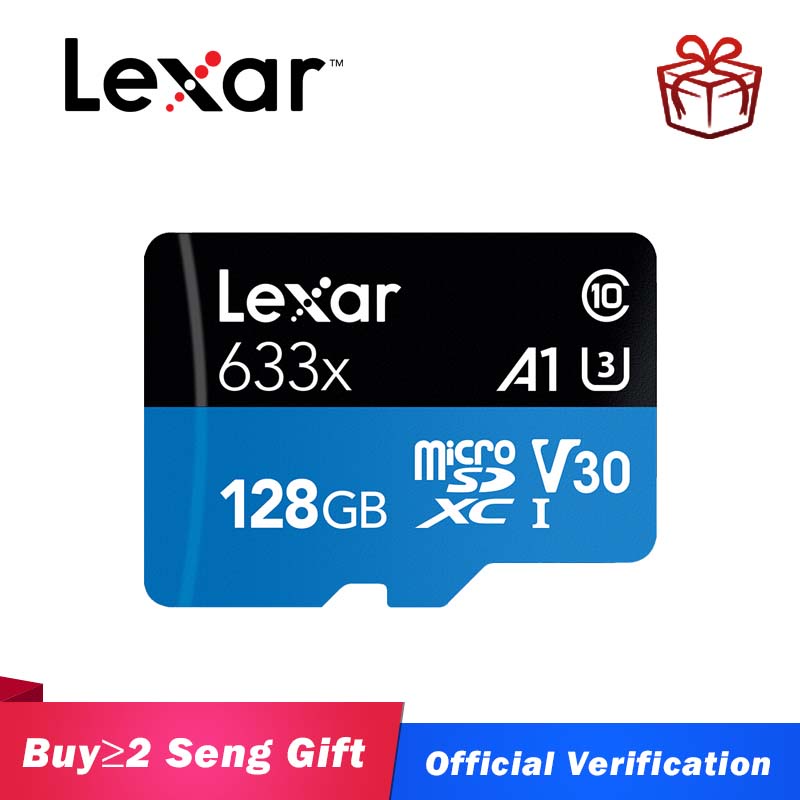 Lexar 128GB 64GB micro sd 256GB mini Card การ์ดหน่วยความจํา Class10 ...