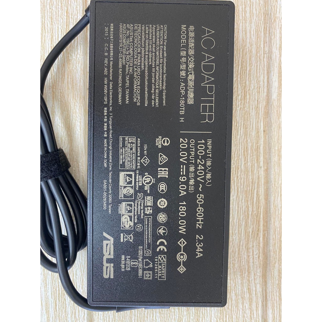 Asus Adapter (แท้) 20V/9.0A 180W ขนาด 6.0*3.7mm Charger ASUS ROG ...