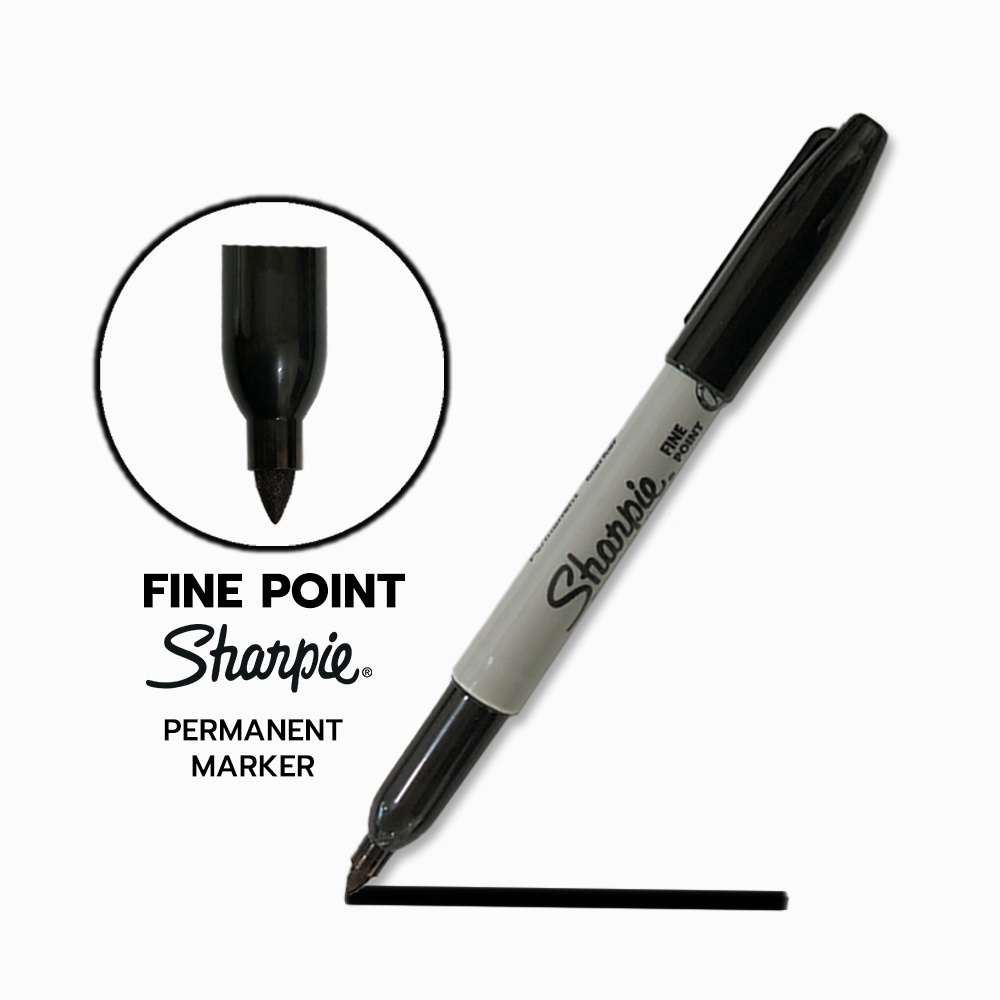 ปากกา Sharpie permanent marker ปากกาชาร์ปี้ Fine marker / ด้าม | Shopee Thailand