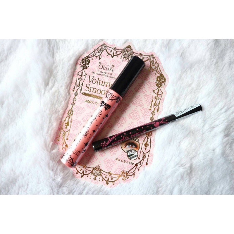OB-1129 Obuse mascaraอายไลเนอร์+มาสคาร่าแพคคู่ แพ็คเดียวสุดคุ้มใน 1แพค ...