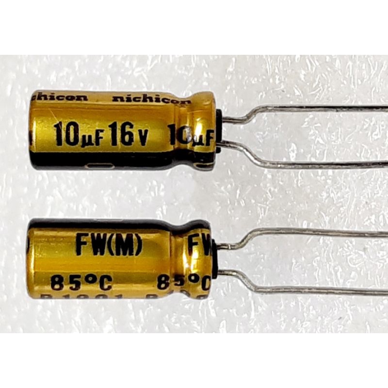 Nichicon FW 10uf 16v capacitor ตัวเก็บประจุ คาปาซิเตอร์ | Shopee Thailand