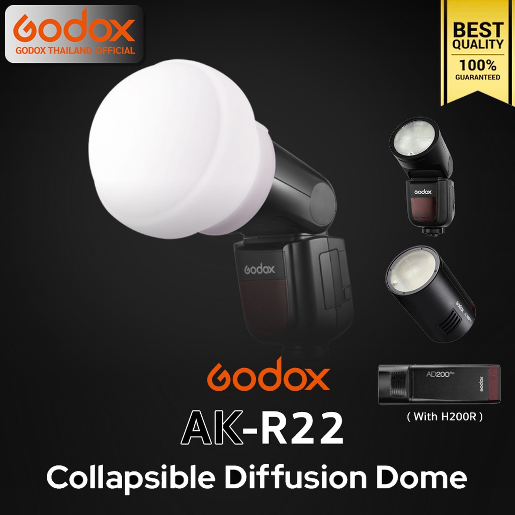 Godox Softbox AK-R22 Collapsible Diffusion Dome Kit ซ๊อฟบ๊อกทรงกลม ...