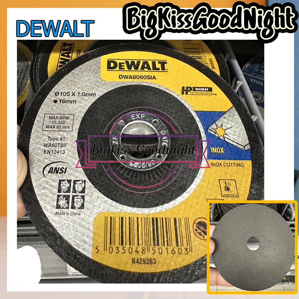 ใบตัดเหล็ก 4 นิ้ว Dewalt DWA8060 (4” หนา 1.2mm.) ใบตัดเหล็ก ใบตัด ...