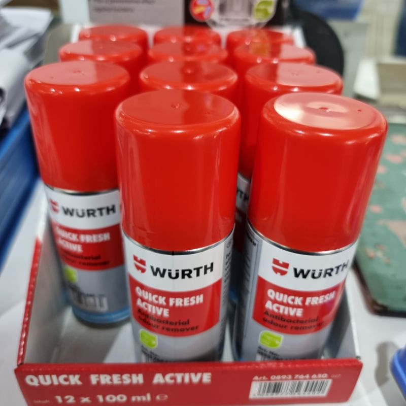 Wurth Quick Fresh Active Made in Germany สเปรย์ขตัดกลิ่นอับและฆ่าเชื้อ ...