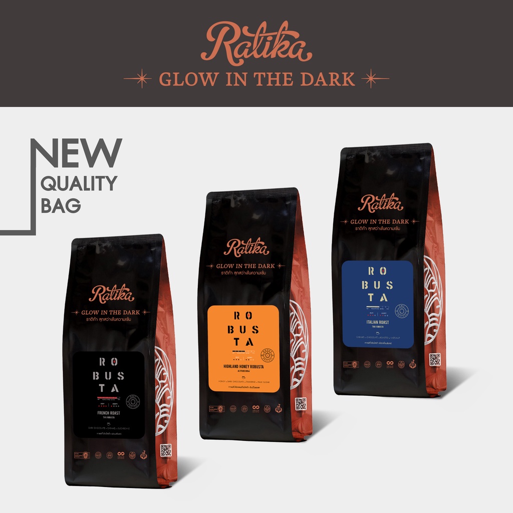 Ratika | เมล็ดกาแฟคั่ว Ratika Coffee Robusta : กาแฟราติก้า โรบัสต้าแท้ ...