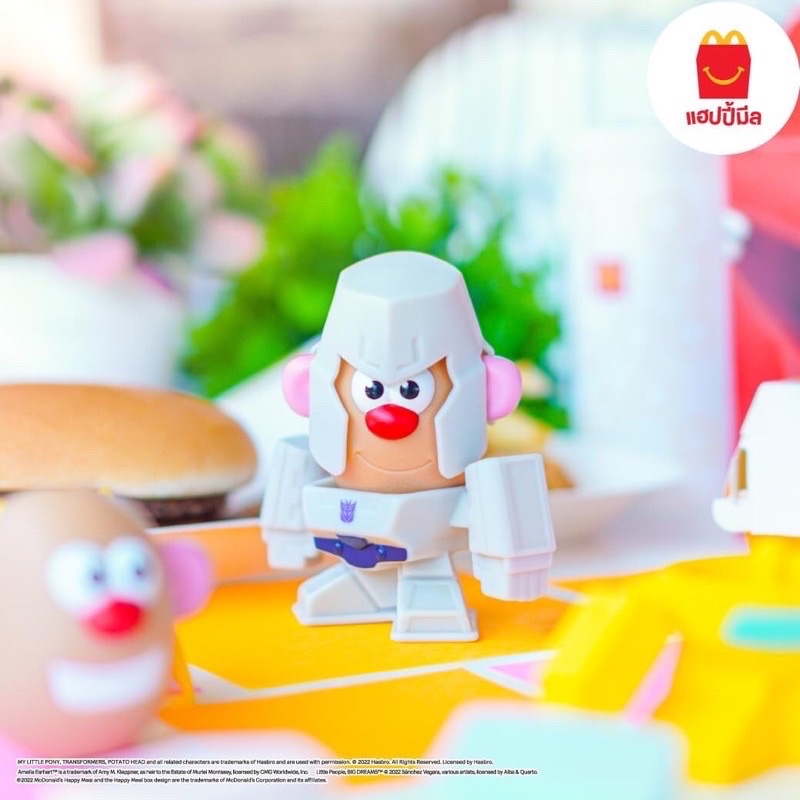 Potato Head transformers น้อง megatron Happy Meal MC Donald Toy 2022 ...