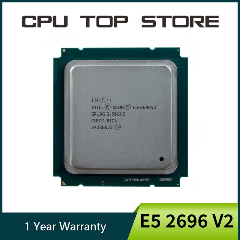 โปรเซสเซอร์ CPU Intel Xeon E5 2696 V2 2696v2 2.5GHz 12-core 24 เกลียว ...