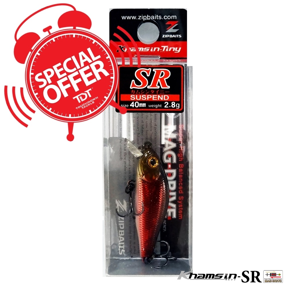 ZIPBAITS KHAMSIN Tiny4cm JR5cm ลิ้นสั้น ลิ้นยาว ราคาโล๊ะ | Shopee Thailand