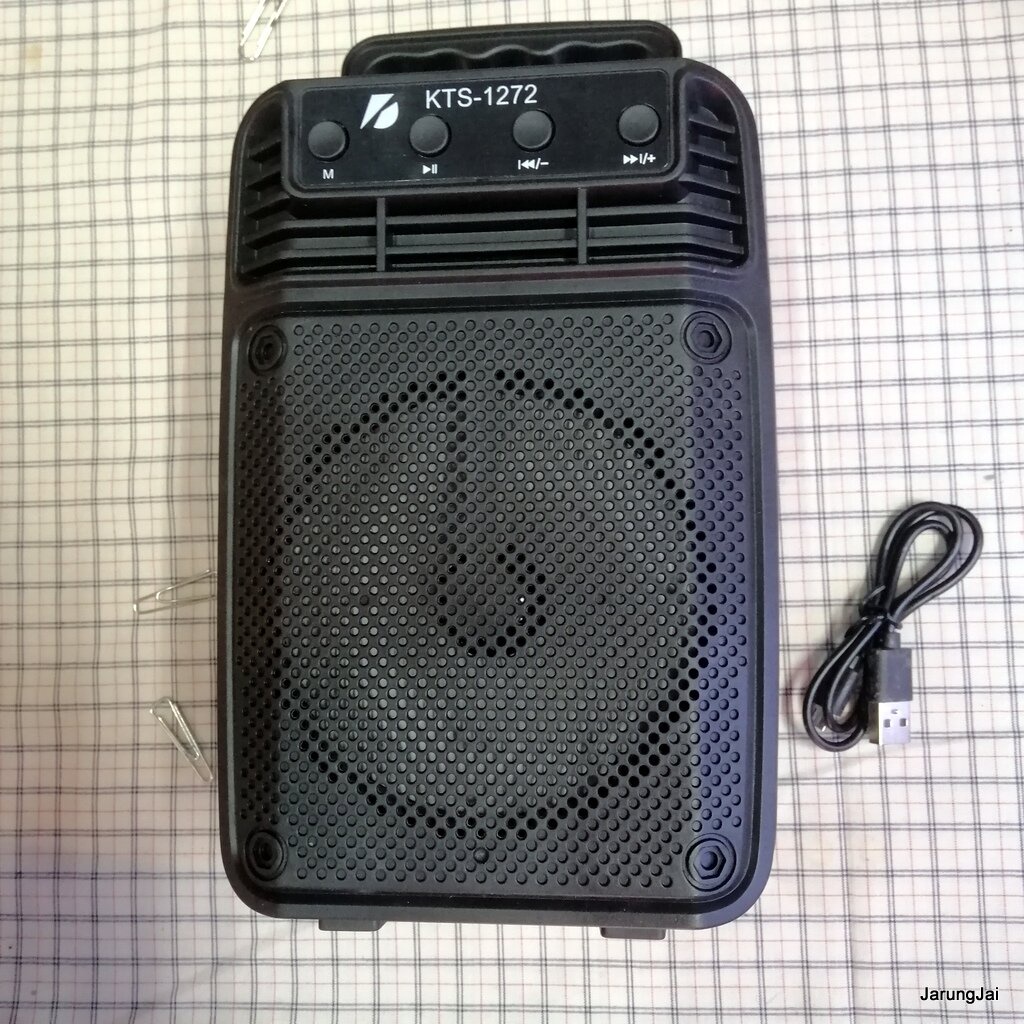 pre-order wireless speaker kts-1272 ลำโพง mp3 player สีดำ | Shopee Thailand