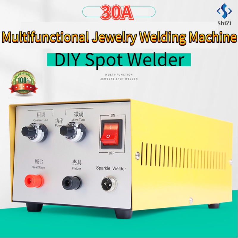 30A Jewelry Spot Welding Machine Foot Pedal Control Household DIY Gold ...