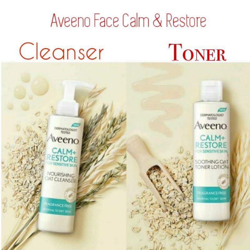 เปิดร้านใหม่ ราคาพิเศษค่ะ 💯🎉Aveeno Face Calm and Restore Soothing Toner ...