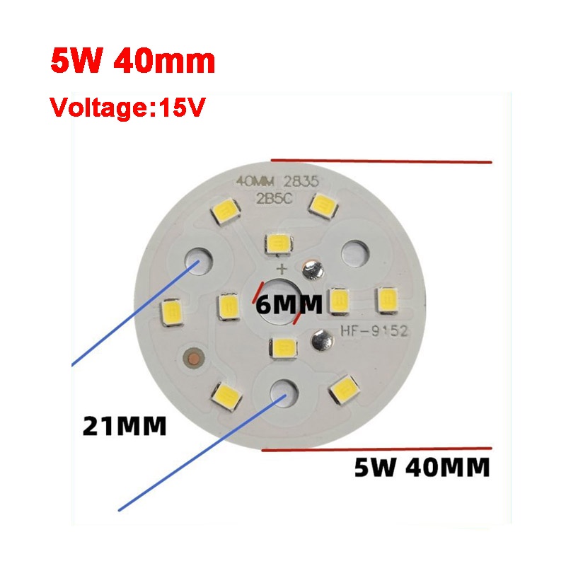 2835 SMD ชิป Led 3W - 50W 32 มม. - 113 มม. 2 ชิ้น | Shopee Thailand
