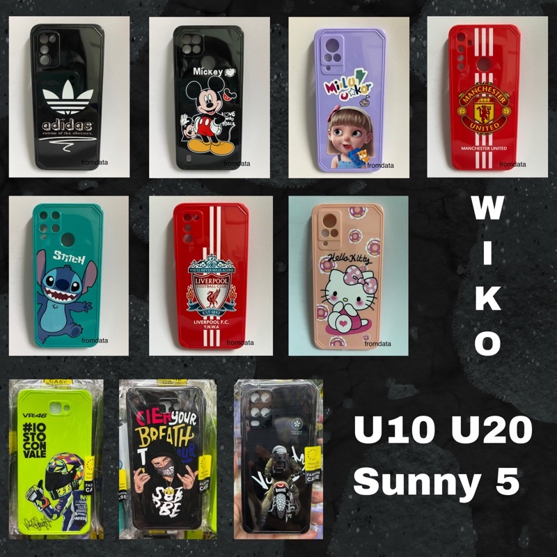พร้อมส่ง เคสกันกล้อง กันรอย Wiko U10 U20 Sunny5 ลายการ์ตูน ลายทีม สีสดแจ่มมาก พร้อมส่งจากไทย ...