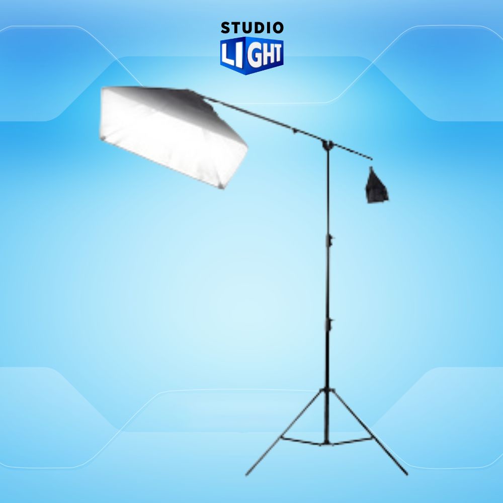 ชุดไฟสตูดิโอ Light Softbox Boom Arm E27 50x70 CM ไฟสตูดิโอ LED ไฟถ่าย ...
