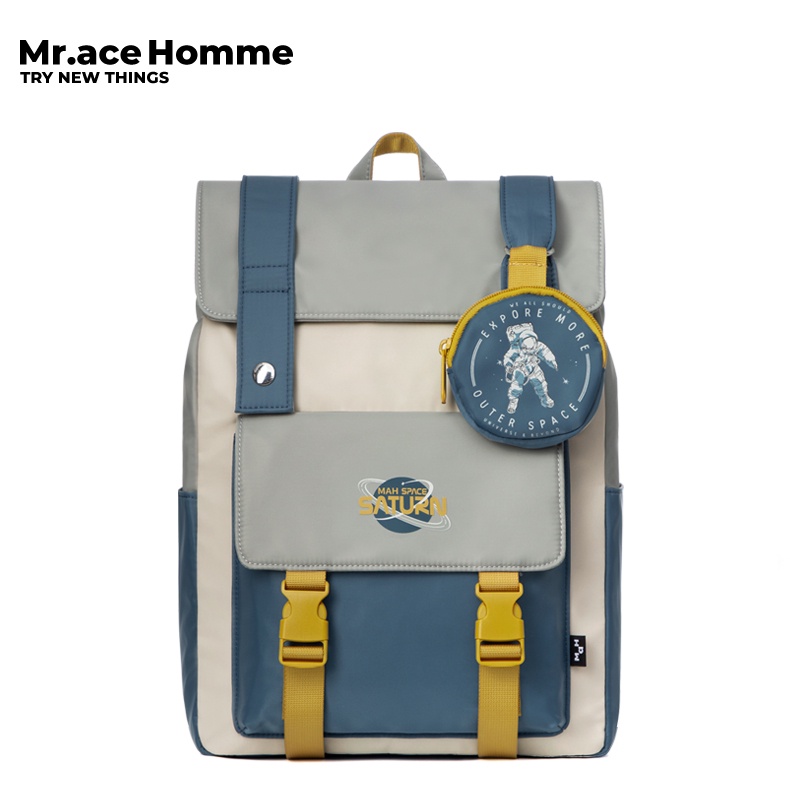 Mr. ace Homme Backpack แฟชั่น กระเป๋าไหล่เดี่ยว ความรู้สึกขั้นสูง ...