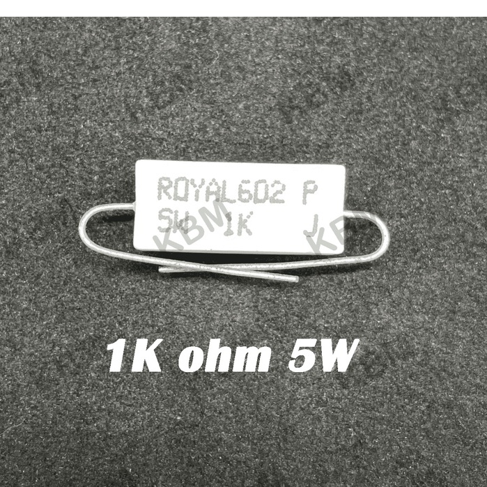 Resistor ตัวต้านทาน 1Kohm 0.25W 0.5W 1W 5W 10W | Shopee Thailand