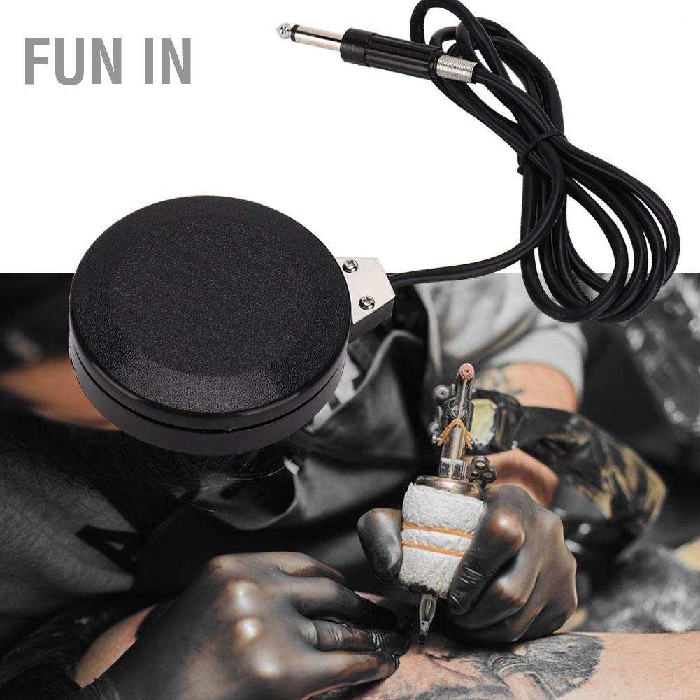 Fun In Round Tattoo Machine เครื่องสักพาวเวอร์ซัพพลายแป้นเหยียบเท้ากัน ...