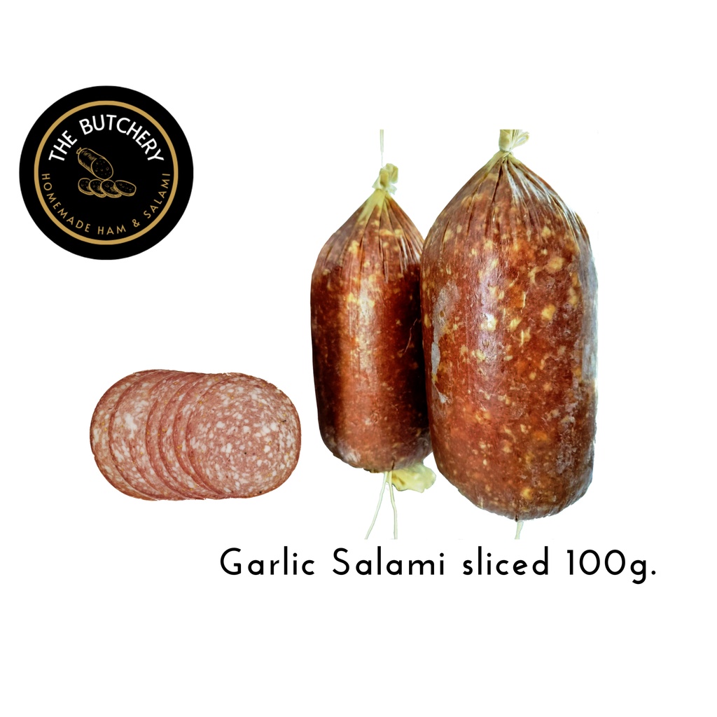 The Butchery | GALIC SALAMI | Cold Cuts | 100 g./pack | Shopee Thailand