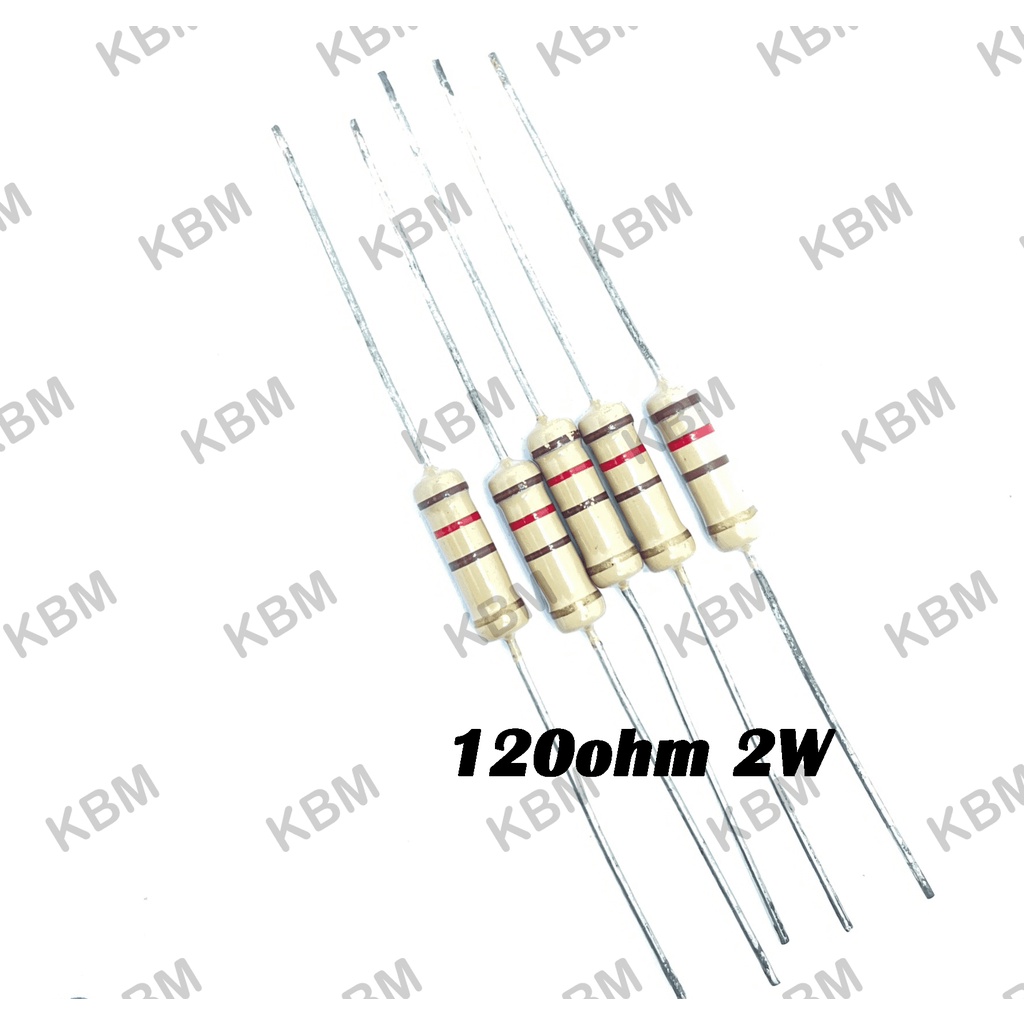 Resistor ตัวต้านทาน 120ohm 0.25W 0.5W 2W 3W 5W 10W SMD | Shopee Thailand
