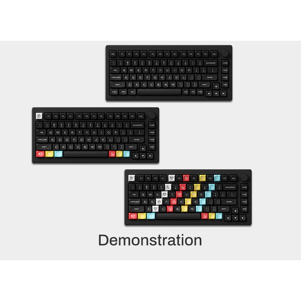 คีย์แคป AKKO PBT Double-Shot Keycap set - WOB Building Blocks (MDA ...