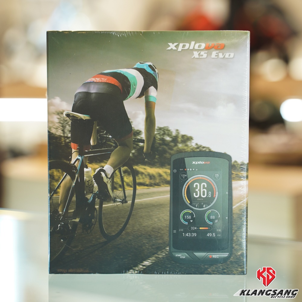 [ลดล้างสต็อค]Xplova X5 Evo ไมล์จักรยานอัจฉริยะสำหรับนักปั่น + Video Rec. | Shopee Thailand