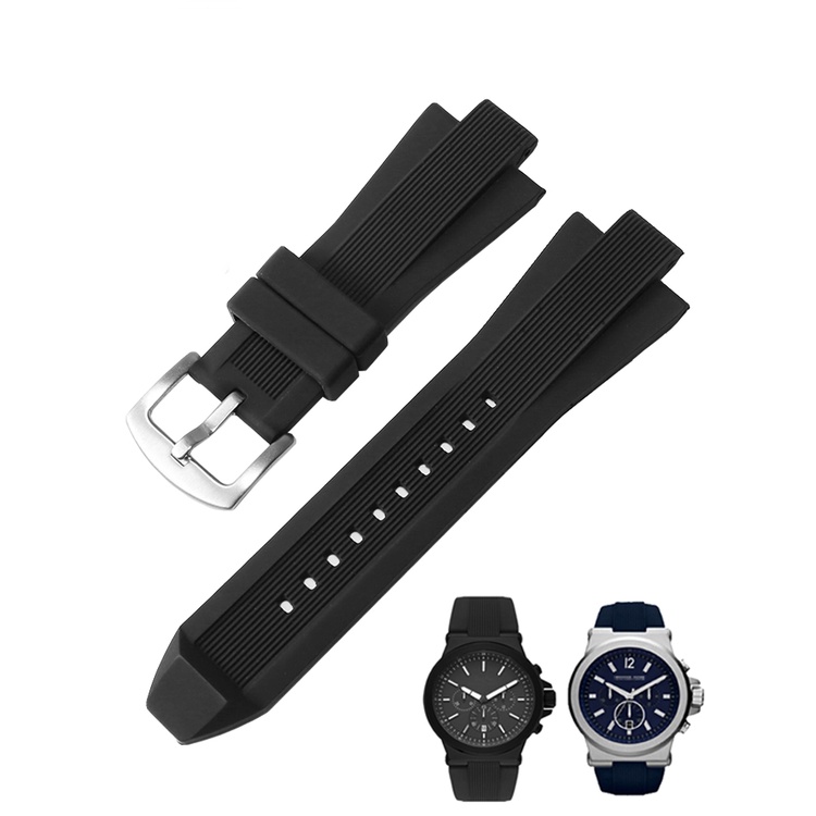 สายนาฬิกาข้อมือซิลิโคน อุปกรณ์เสริม สําหรับ MK Michael Kors MK8730 ...