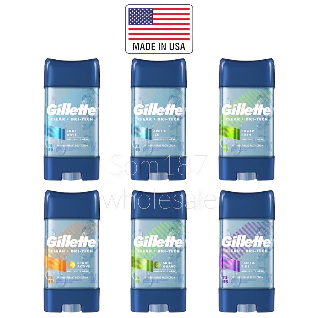 Gillette Clear Gel Men's Antiperspirant and Deodorant 107g. | Shopee Thailand