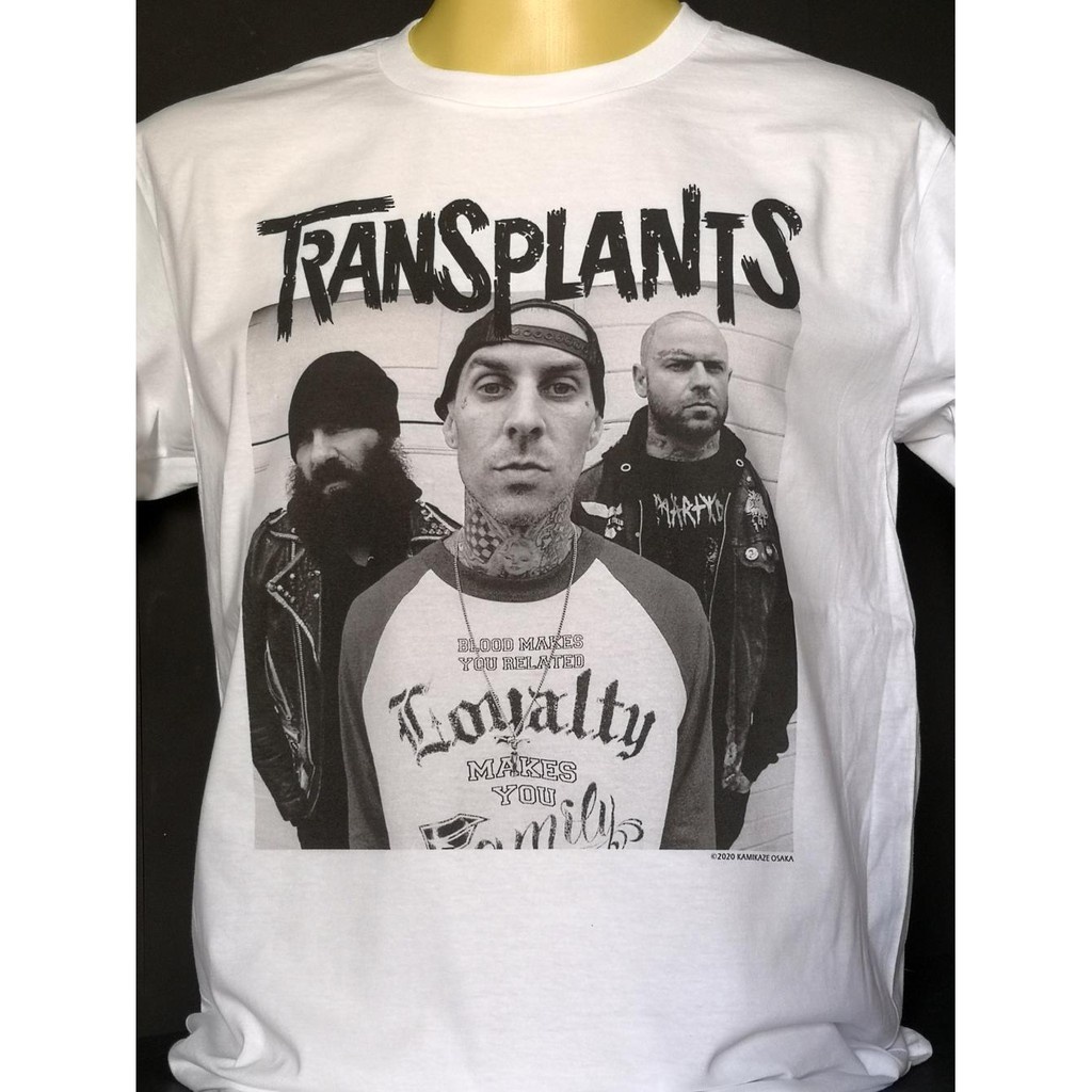 เสื้อยืดเสื้อวงนำเข้า Transplants Rancid Blink-182 Nu Metal Hiphop Rock ...