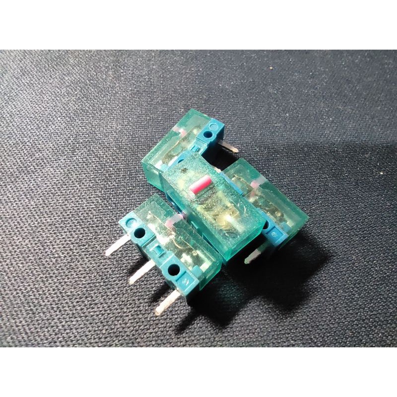 (1 ชิ้น) Mouse Microswitch Huano transparent blue-shell pink-dot สวิช ...