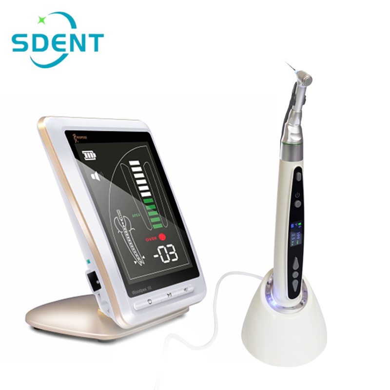 Dental apex locator Woodpex III 98 มาตรฐานสีทองและ Endomotor พร้อมโหมดอัจฉริยะ 9 โหมดระบุ ...