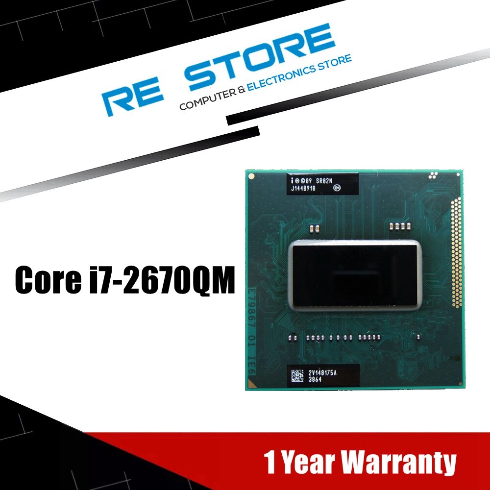 【พร้อมส่ง】ซ็อกเก็ตโปรเซสเซอร์ Cpu Intel Core i7-2670QM 2.2GHz 6MB G2 i7 2670QM sr02n | Shopee ...