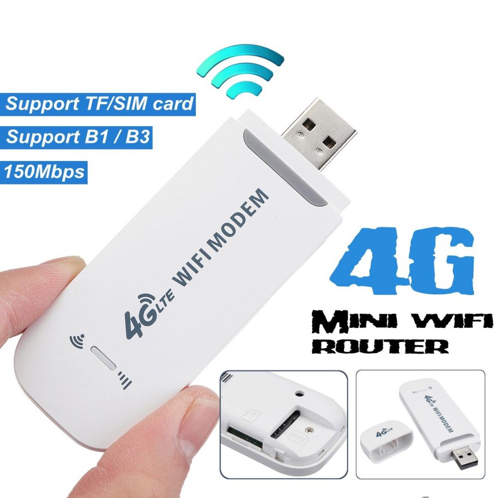 พร้อมส่ง 4G LTE USB Modem Wifi Hotspot pocket wifi ตัวปล่อยสัญญาณไวไฟฮอ ...