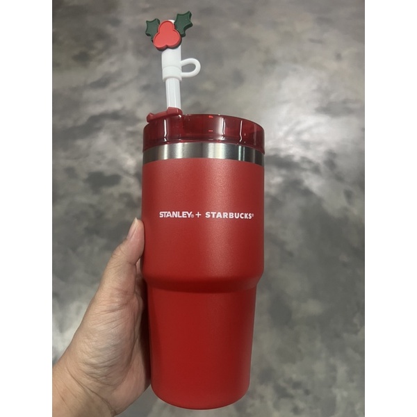 starbucks stanley red korea 22 oz with chrismas stopper ( Rare item ...