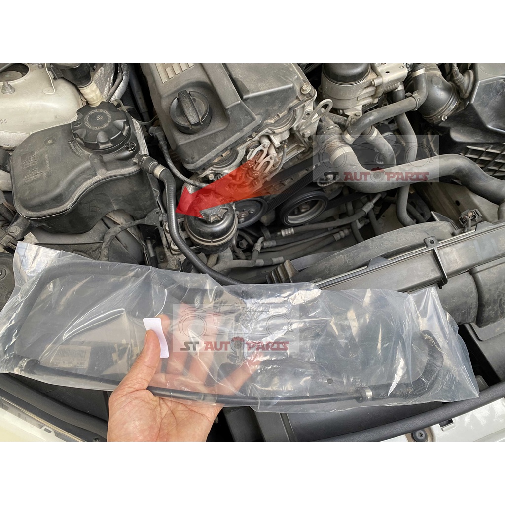 ท่อยางบนหม้อน้ำ ท่อยางหม้อน้ำด้านบน สําหรับ BMW X1 E84 N46 N46N E90 E91 ...