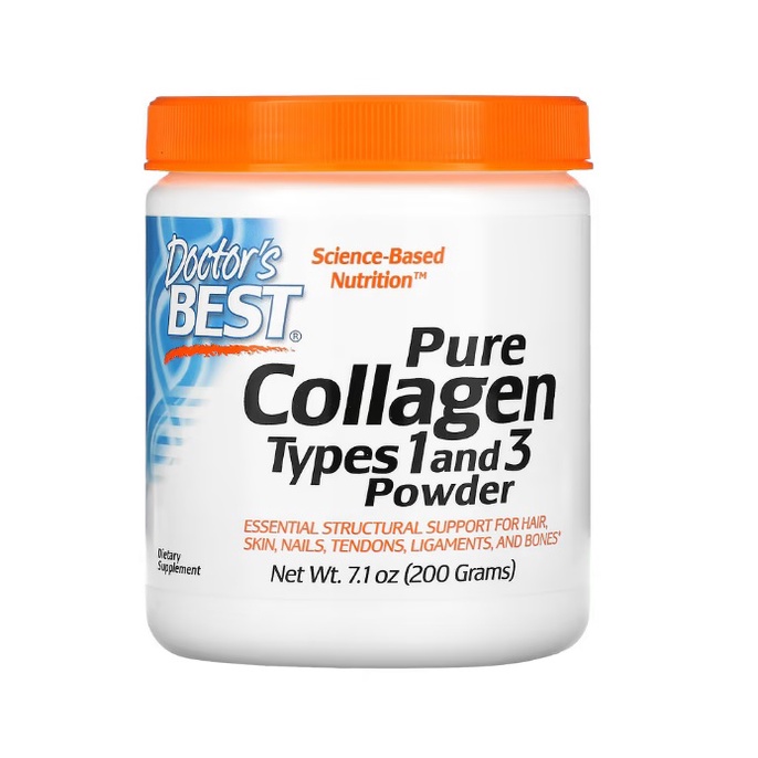 Doctor's Best Pure Collagen Types 1 and 3 Powder 7.1 oz (200 g ...