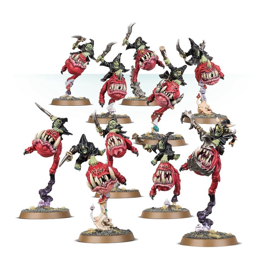 Warhammer AOS : Gloomspite Gitz : Squig Hoppers x5 | Shopee Thailand