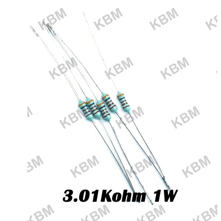 Resistor ตัวต้านทาน 3.3K ohm 0.125W 0.25W 0.5W 1W 5W 7W 10W SMD 3.01Kohm 1W | Shopee Thailand