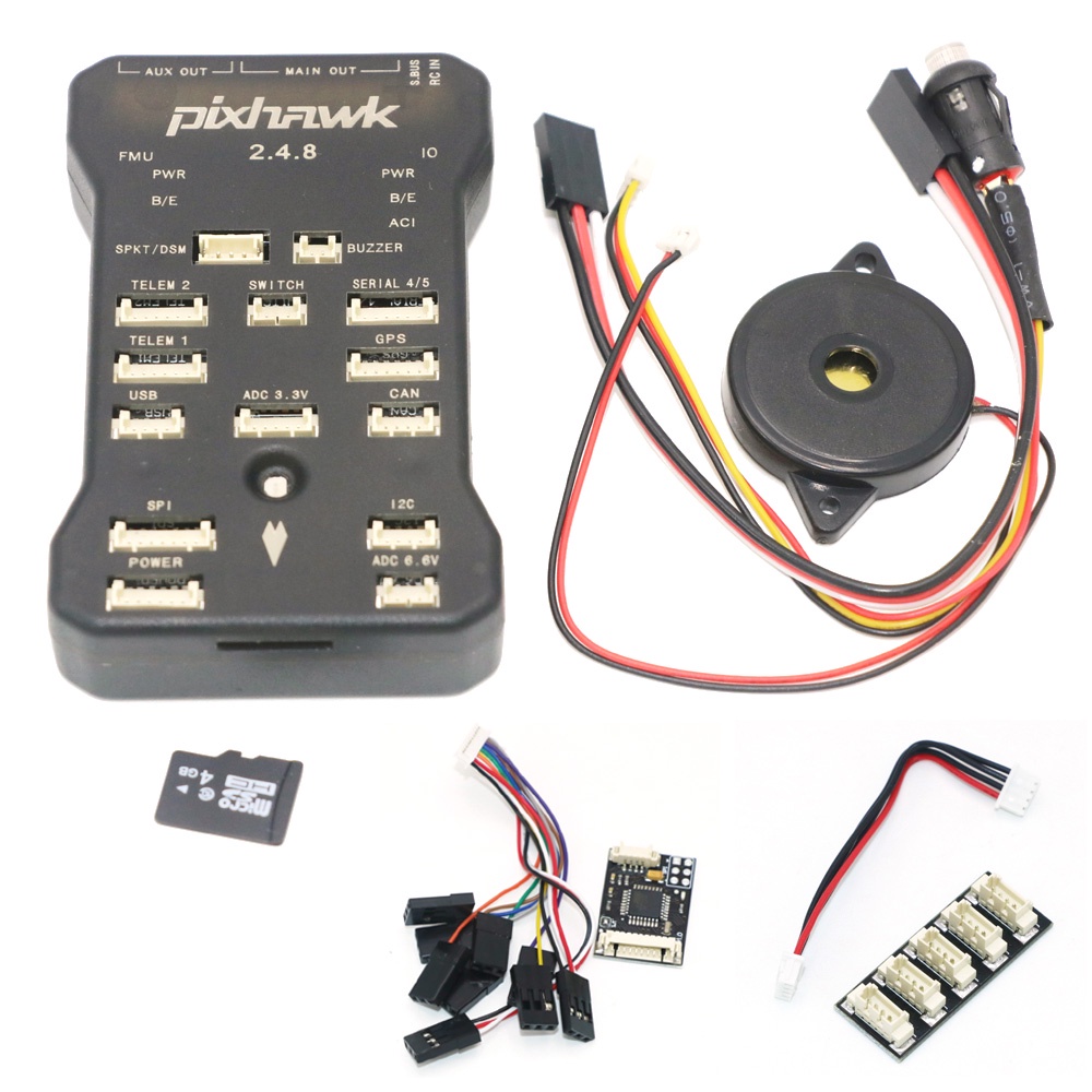 Pixhawk PX4 Autopilot PIX 2.4.8 32 บิต ตัวควบคุมการบิน + สวิตช์นิรภัย ...