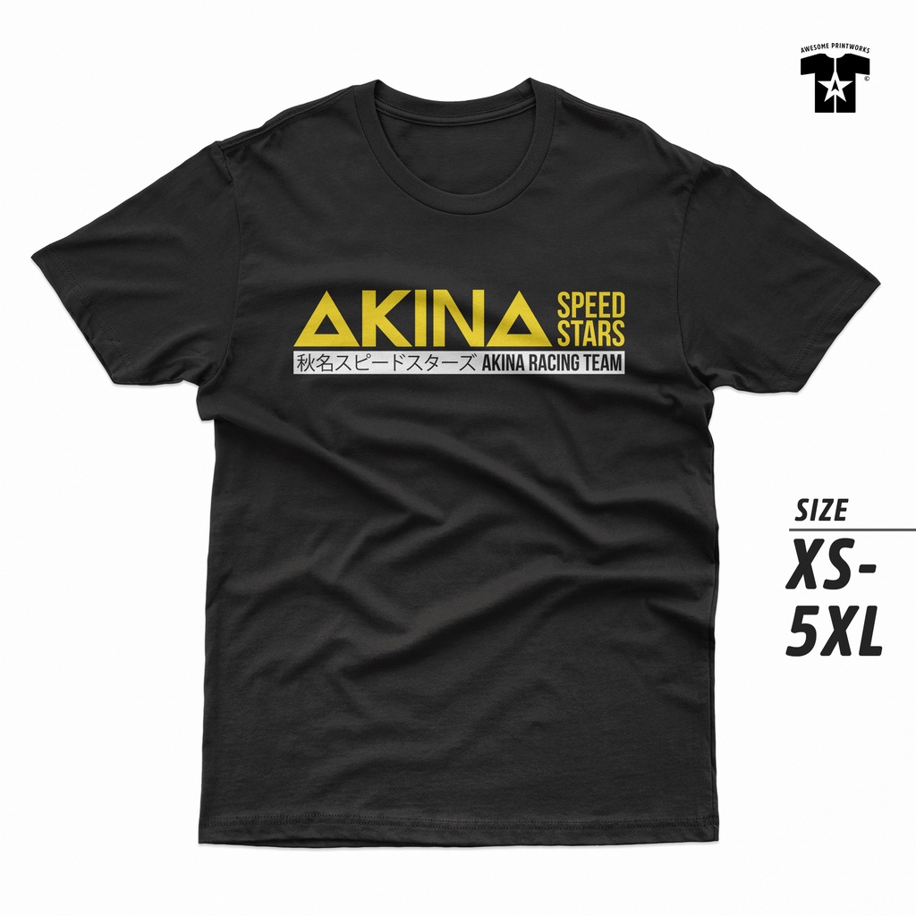 Initial D Akina Speed Stars Team เสื ้ อยืดอะนิเมะพร ้ อมเทคโนโลยีการ ...