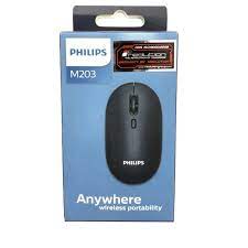 Philips Wireless Mouse M203 (SPK7203) Black | Shopee Thailand
