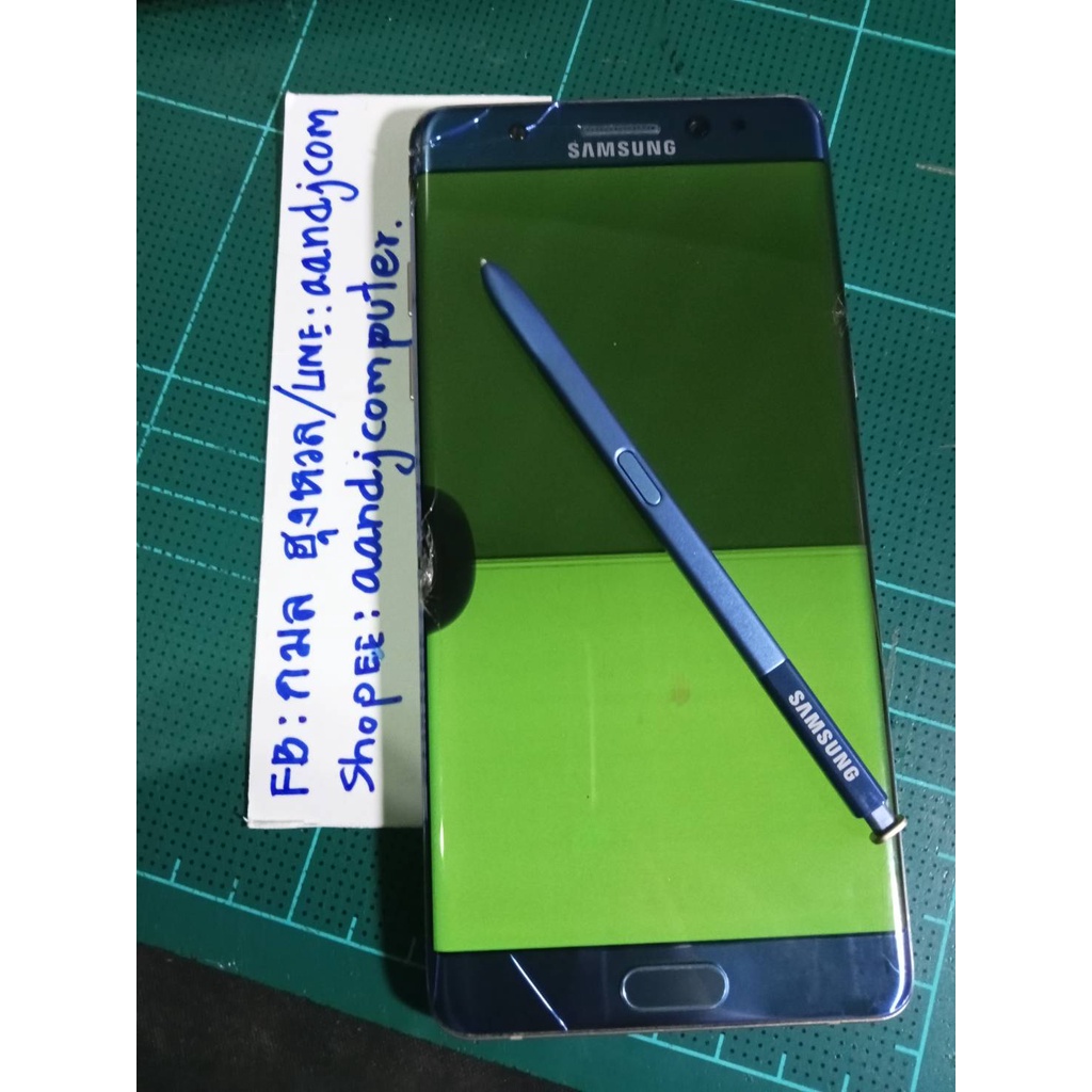 อะไหล่ ไม่พร้อมใช้งาน SS NOTE FE เปิดติด ทุกซิม จอแตก ติดระหัสจอ ...