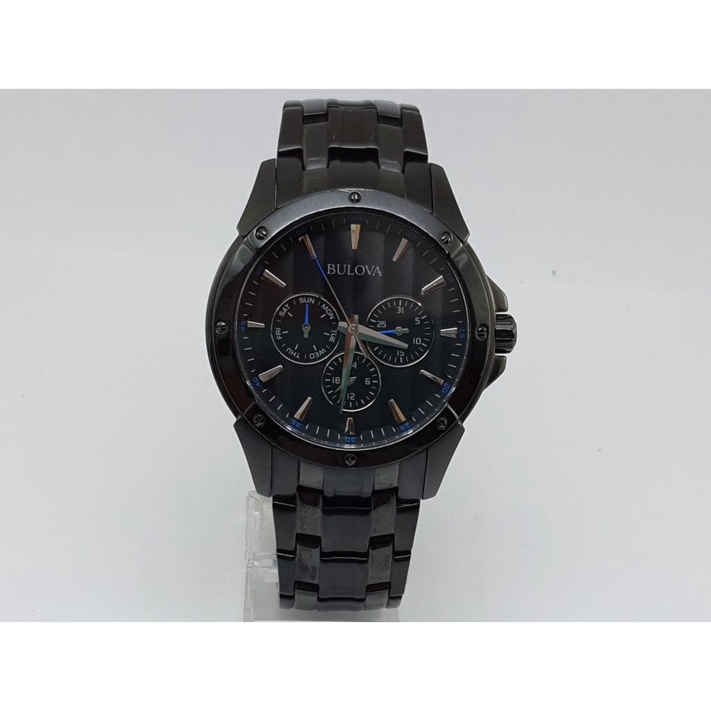 นาฬิกา BULOVA MEN'S 98C121 QUARTZ MULTIFUNCTION (มือสอง) | Shopee Thailand