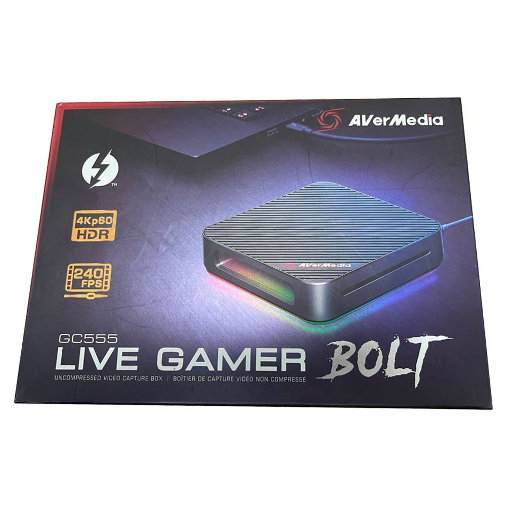 AVerMedia GC555 Live Gamer BOLT - Thunderbolt 3, 4K HDR Video Capture Box | Shopee Thailand
