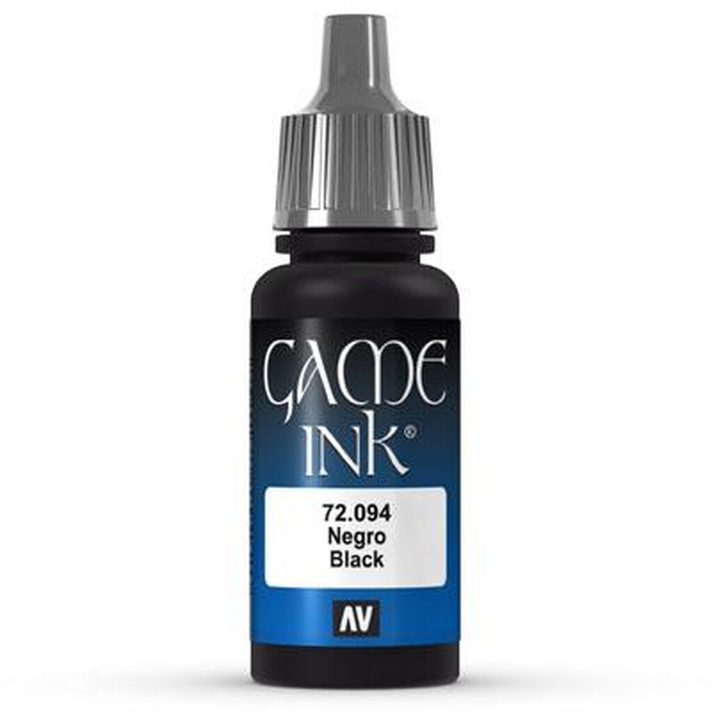 Vallejo GAME COLOR INK 72.094 Black | Shopee Thailand