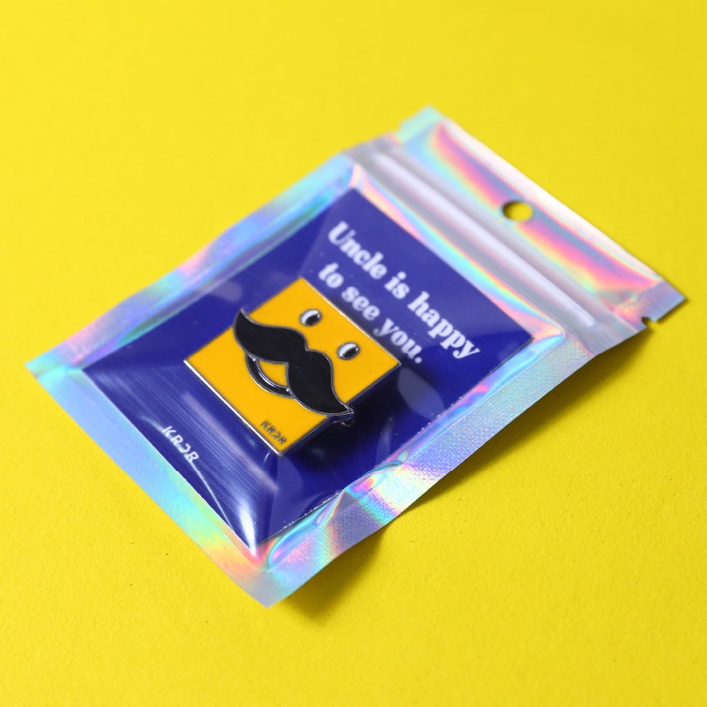 เข็มกลัด Happy Uncle Pin - Korideer | Shopee Thailand