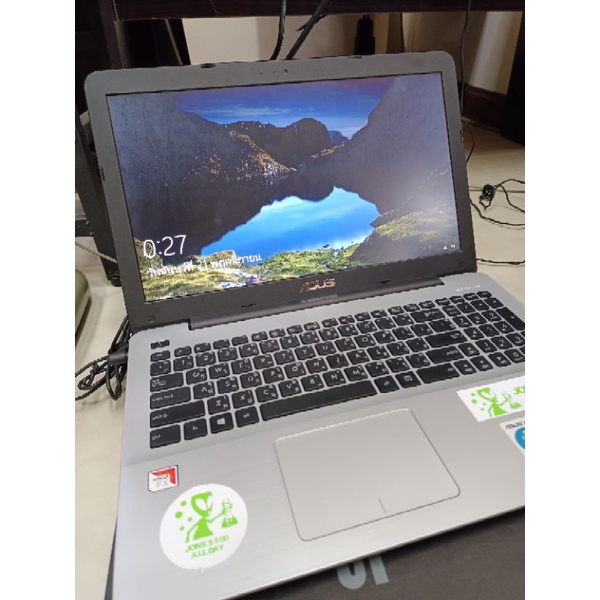 Notebook Asus X555Q โน๊ตบุ๊กมือสอง โน๊ตบุ๊กราคาถูก สภาพสวยมาก | Shopee ...
