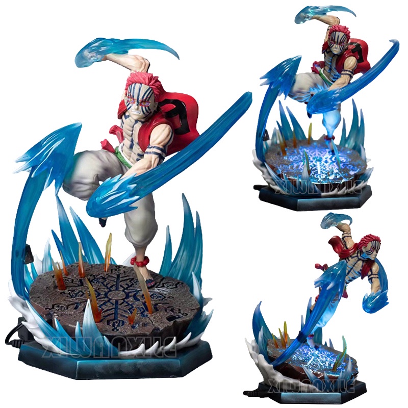 26cm Akaza Demon Slayer Anime Figure Kimetsu no Yaiba Daki Action ...